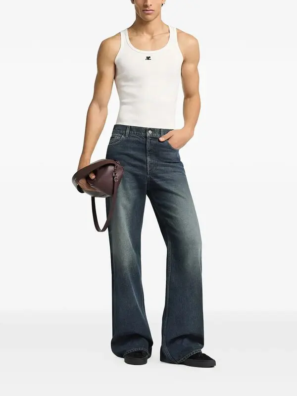 COURREGES 90`s Rib Tank Top