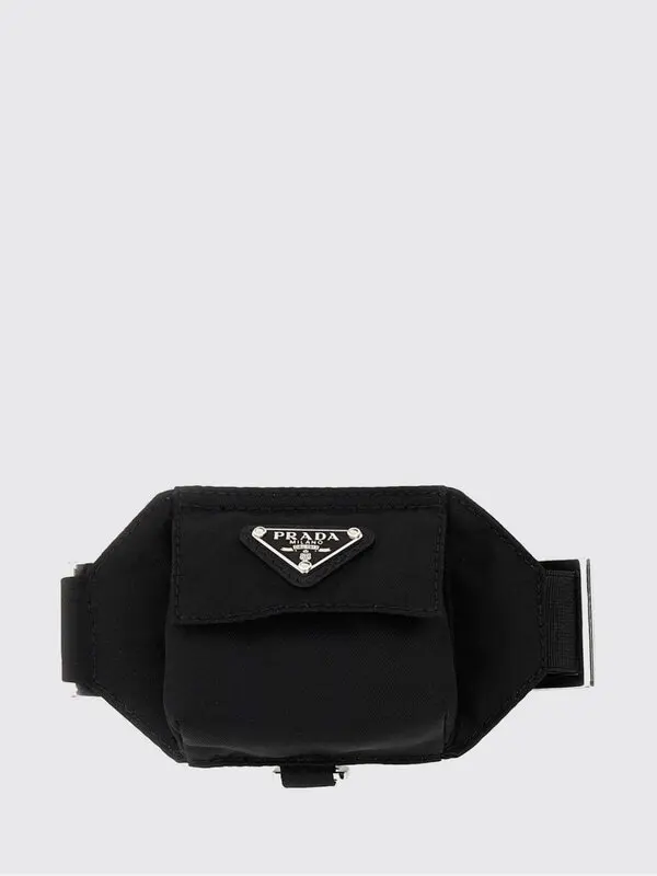 Prada Re-nylon Wrist Keychain - Black