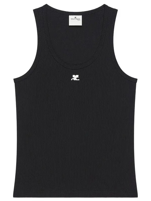 COURREGES 90`s Rib Tank Top