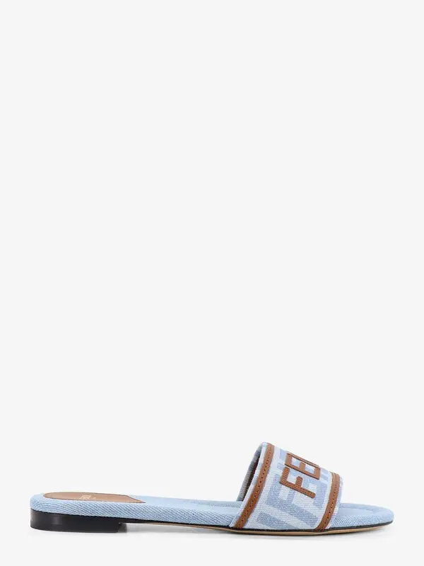 Fendi Sunshine Ff Denim Sandals - Multicolor