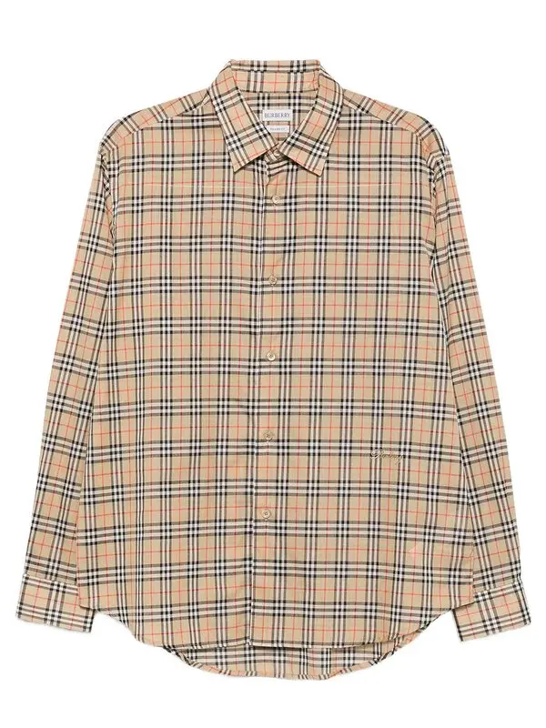 Burberry Relaxed Fit Check Cotton Shirt