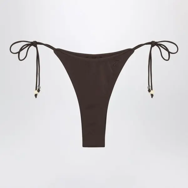 Jacquemus Triangle Bikini Bottom - Brown