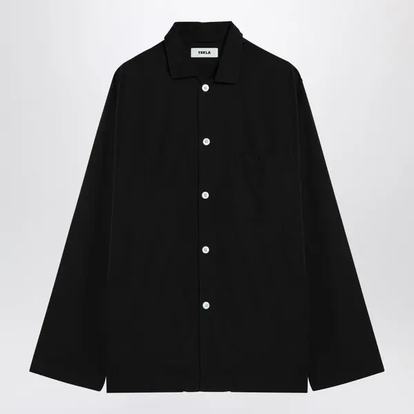 TEKLA Pyjama Shirt - Black