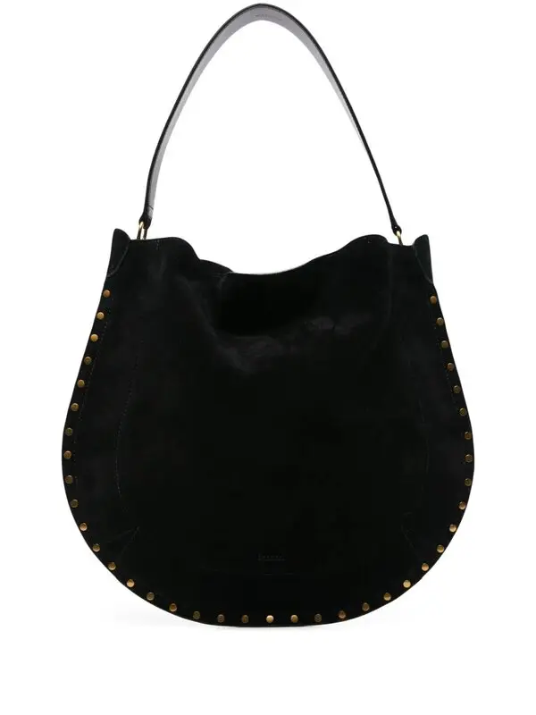Isabel Marant Étoile Oskan Hobo Soft Suede Bag - Black