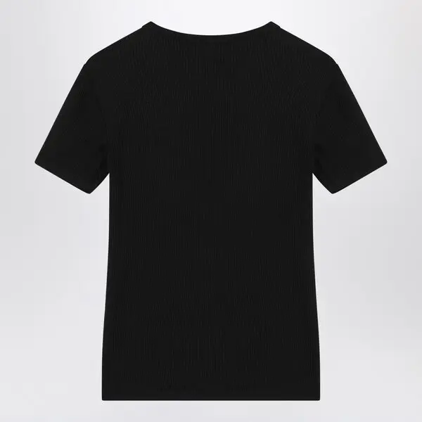 Calvin Klein Ribbed T-shirt - Black
