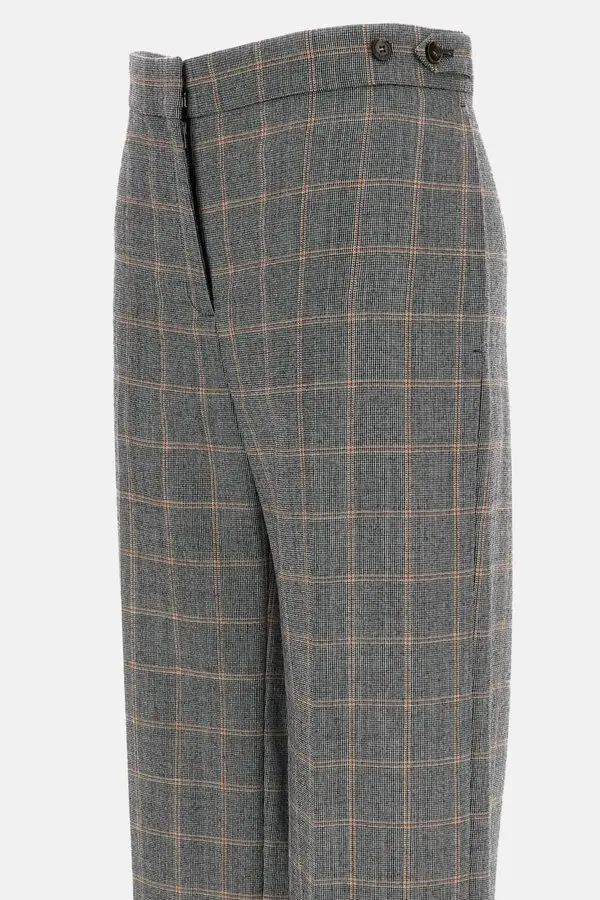 Stella McCartney Tailored Checked Slim Pants