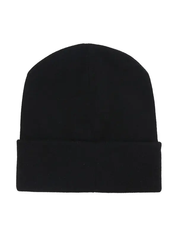 Brunello Cucinelli Ribbed Cashmere Knit Beanie With Monili Detail - Black