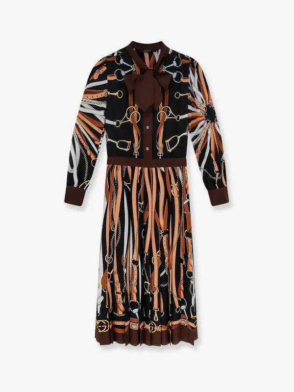 Gucci Chemisier Silk Dress