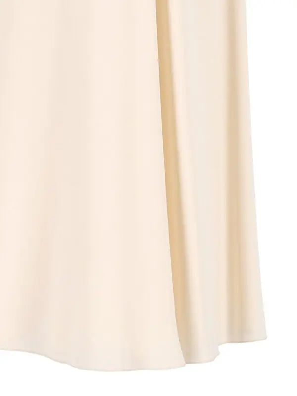 Valentino Garavani Silk Georgette Skirt - White