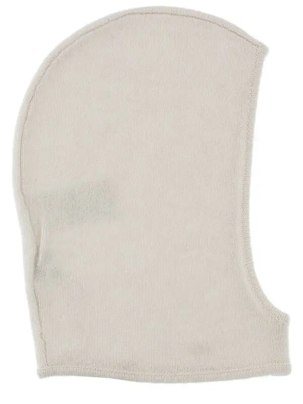 GANNI Wool Balaclava - Cream