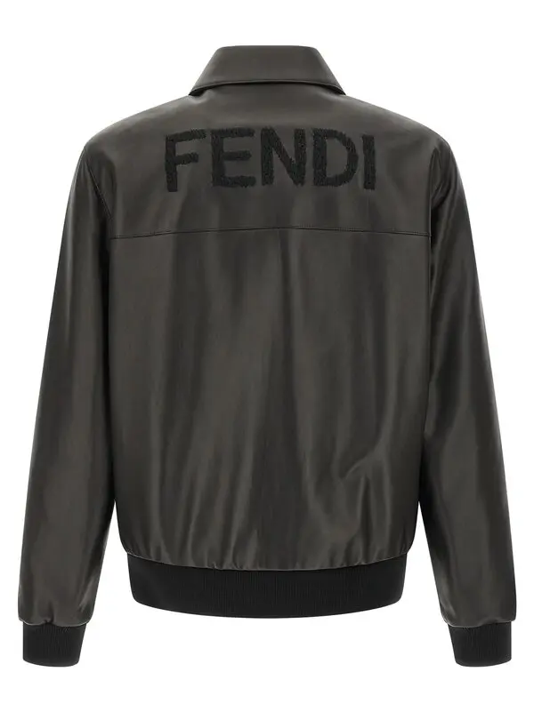 Fendi Leather Blouson