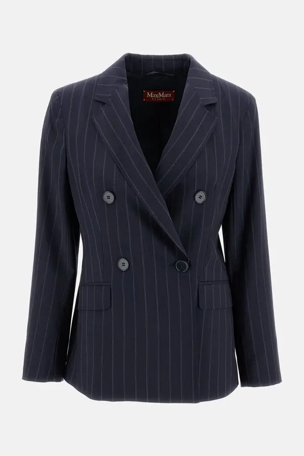 Max Mara Pinstripe Blazer Onagro - Multicolor
