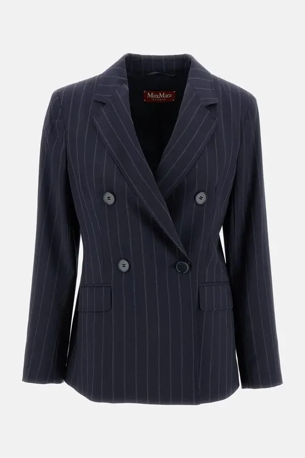 Max Mara Pinstripe Blazer Onagro - Multicolor
