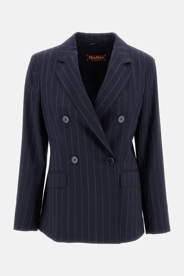 Max Mara Pinstripe Blazer Onagro - Multicolor
