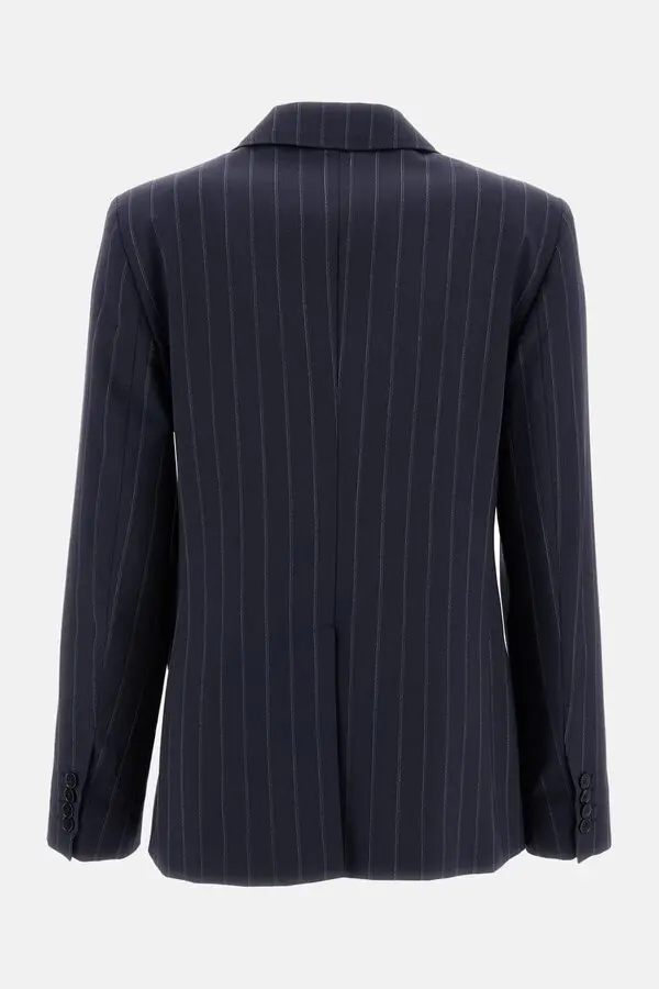 Max Mara Pinstripe Blazer Onagro - Multicolor