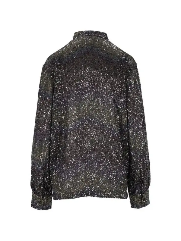 Missoni Oversized Shirt With Sequin Appliqu - Multicolor