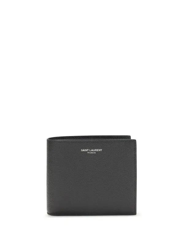 Saint Laurent Leather Wallet - Black