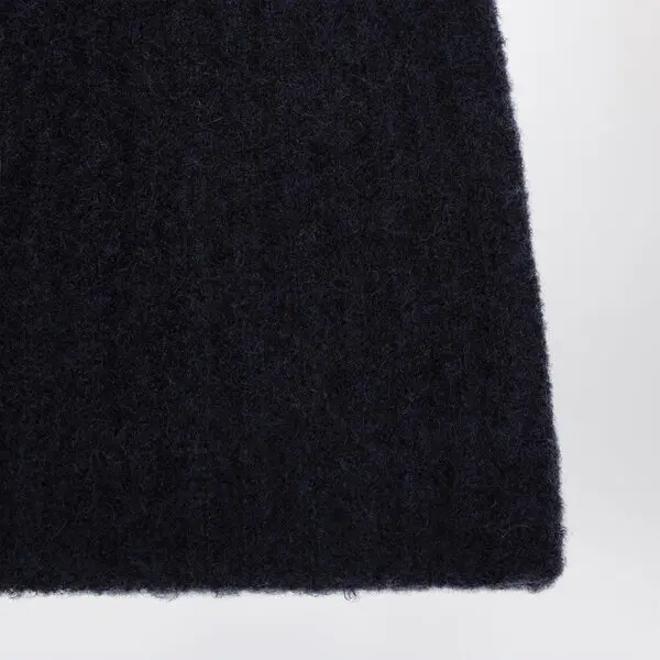 ROBERTO COLLINA Cashmere Ribbed Beanie - Blue