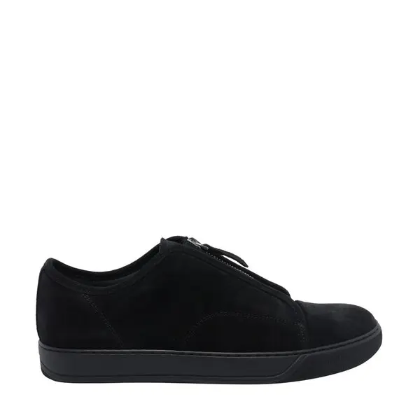 LANVIN Suede Dbb1 Zip Sneakers - Black