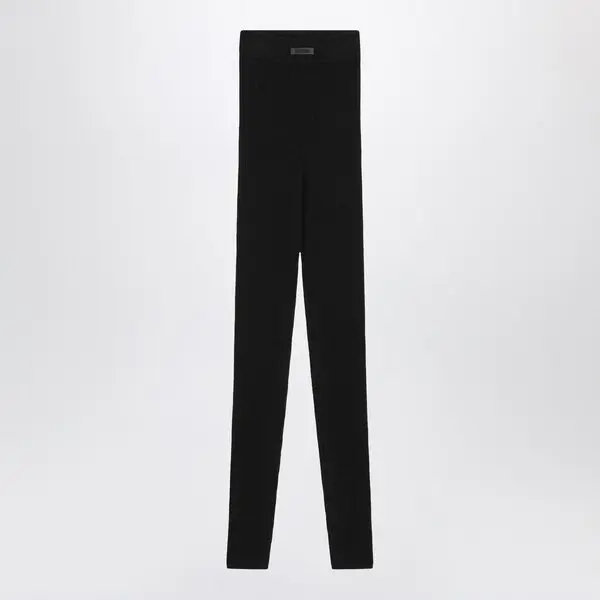 Fear Of God Leggings In Stretch Waffle Fabric - Black