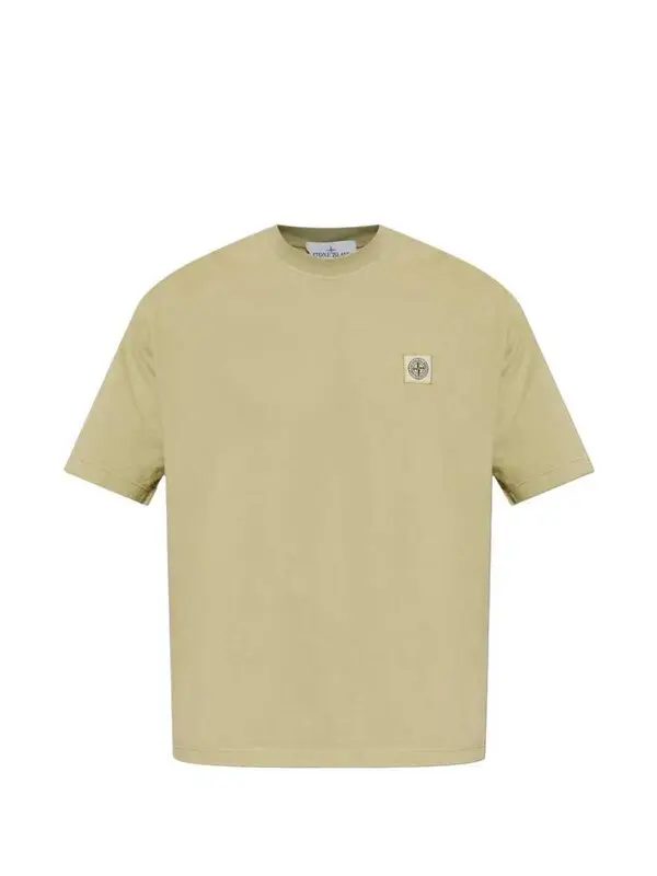 Stone Island Logo Patch T-shirt - Green