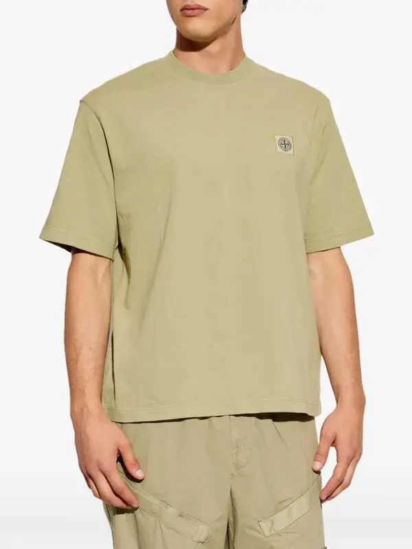 Stone Island Logo Patch T-shirt - Green