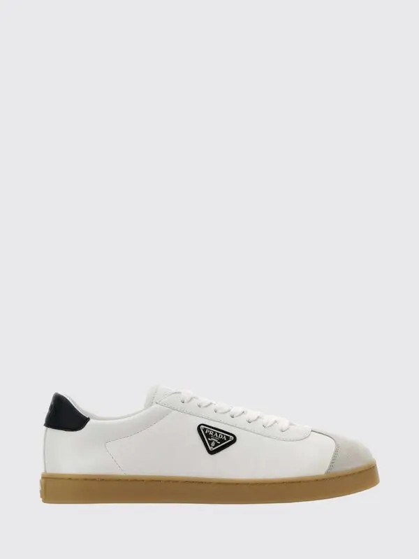Prada Nappa Leather Sneakers - White
