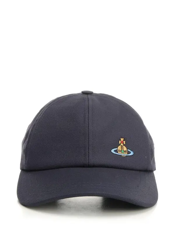 VIVIENNE WESTWOOD Cotton Baseball Cap - Blue