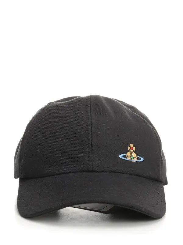 VIVIENNE WESTWOOD Orb Baseball Cap - Black