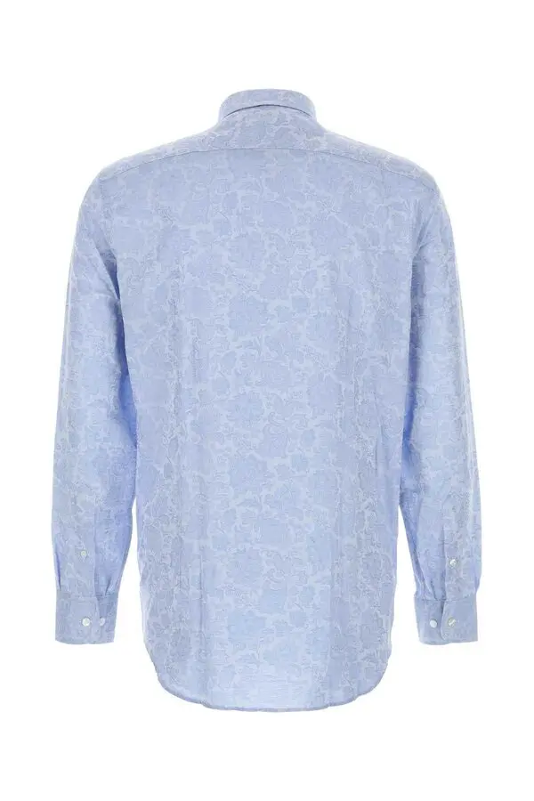 Etro Light Jacquard Shirt - Blue