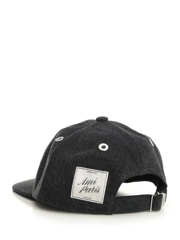 AMI Paris Denim Cap