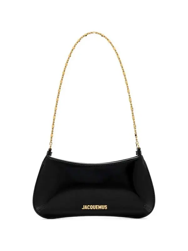 Jacquemus Chain Shoulder Bag - Black