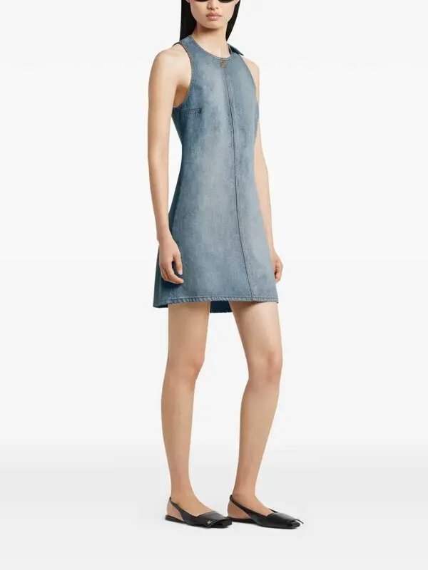 COURREGES Sleeveless Denim Dress
