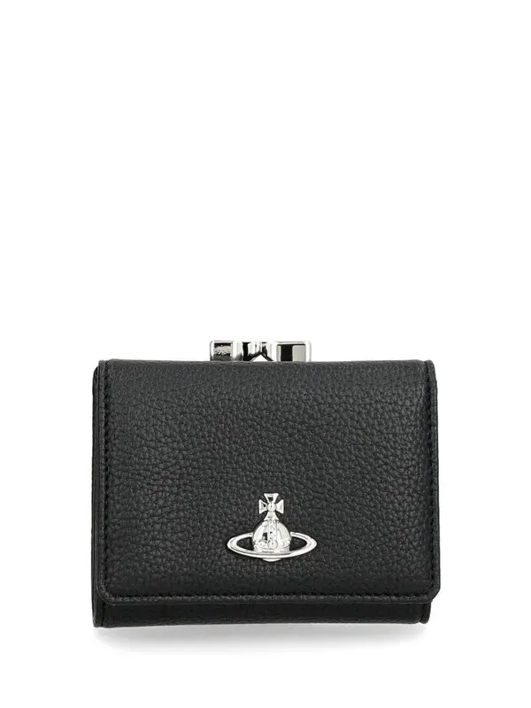 VIVIENNE WESTWOOD Small Wallet With Frame - Black