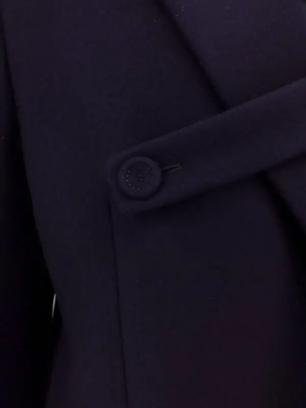 Dior Virgin Wool Single-breasted Coat - Multicolor