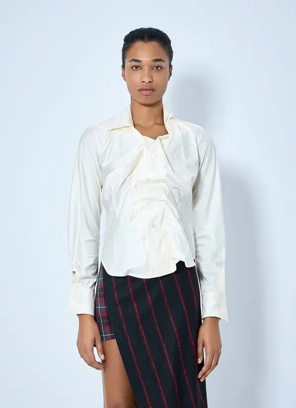 VIVIENNE WESTWOOD Drunken Shirt - Cream