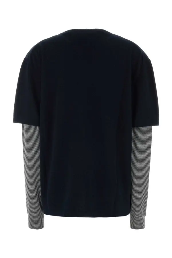 Miu Miu Midnight Wool Blend Sweater