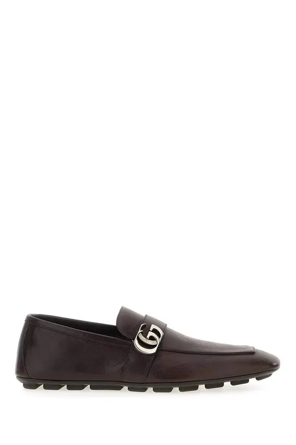 Gucci Leather Loafers - Multicolor