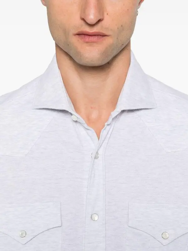 Brunello Cucinelli Cotton Shirt - Multicolor