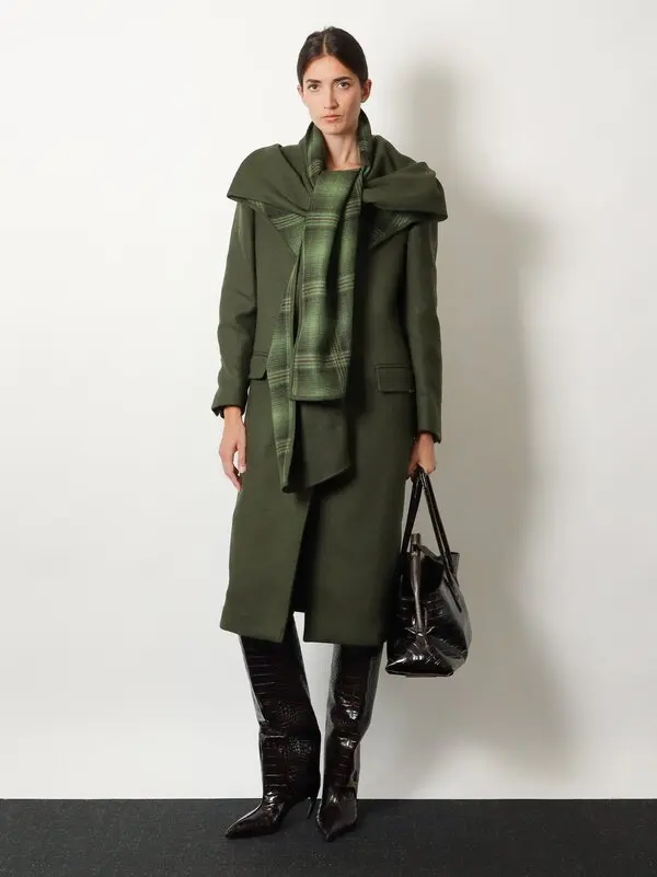 Attico Wool Blend Coat
