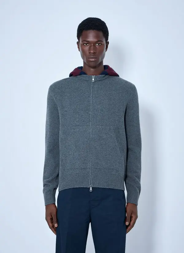 Moncler Zip-up Hoodie - Blue