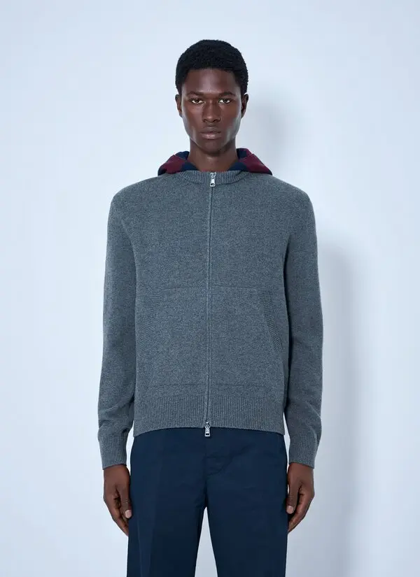 Moncler Zip-up Hoodie - Blue