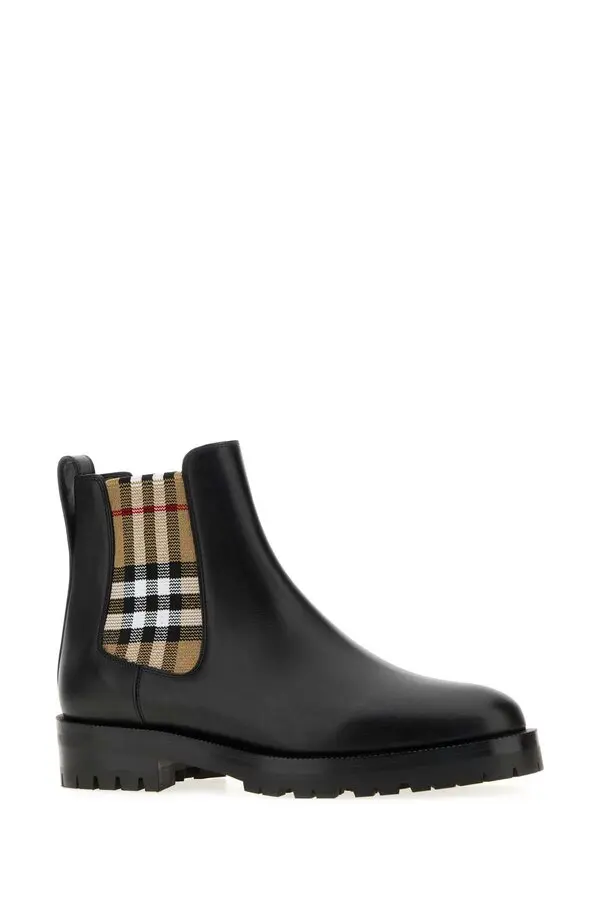Burberry Leather Ankle Boots
