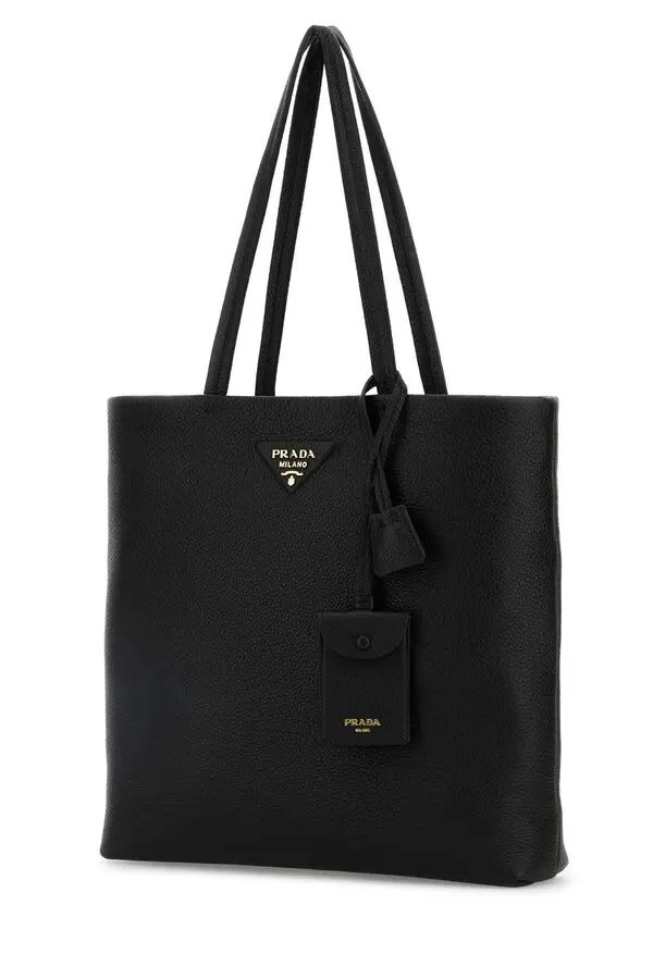 Prada Leather Shopping Bag
