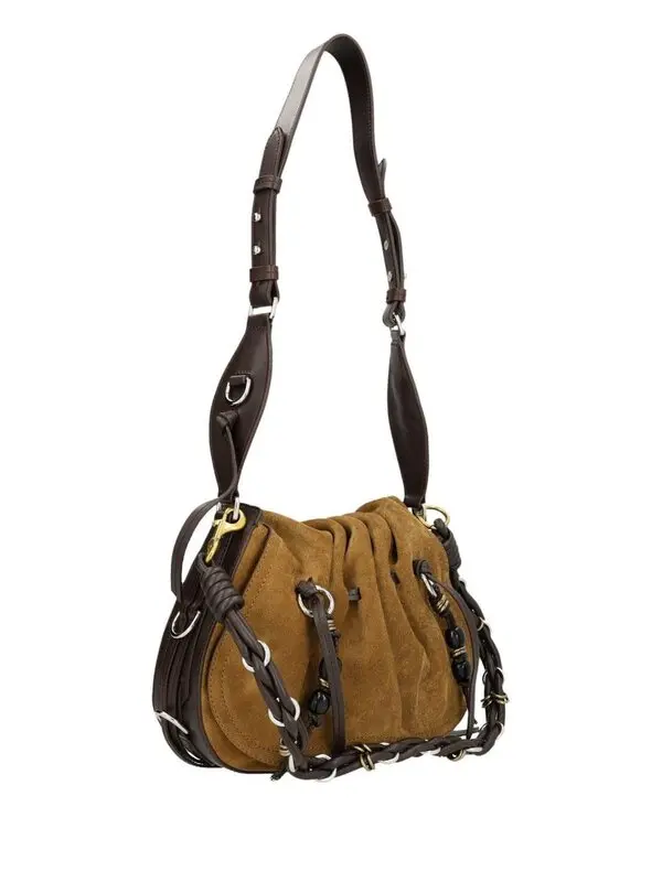 Isabel Marant Étoile Suede Shoulder Bag - Cream