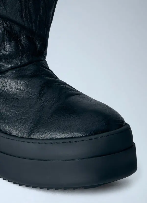 Rick Owens Fringed Mega Bumper Lunar Boots