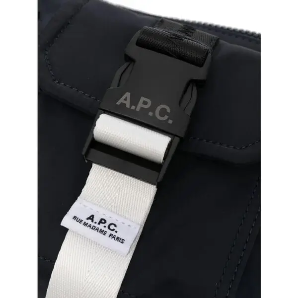 A.p.c. Nylon Belt Bag - Blue