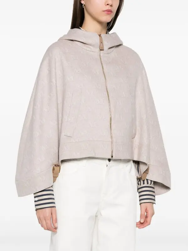Max Mara Wool Hooded Cape