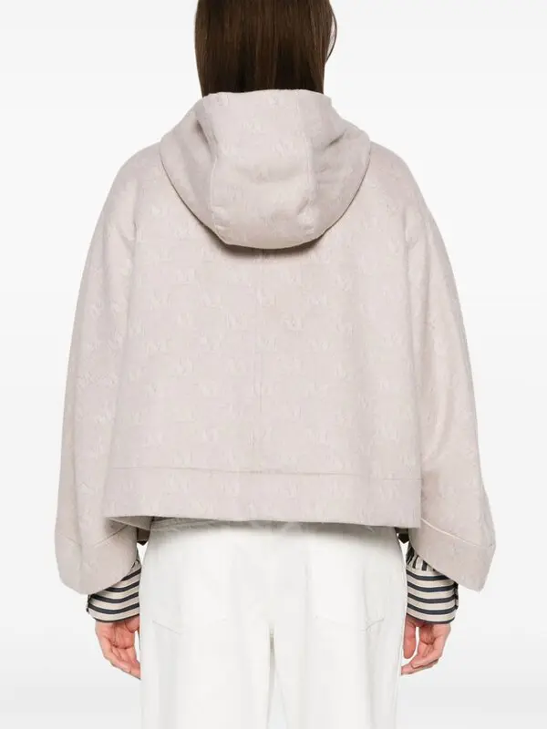 Max Mara Wool Hooded Cape