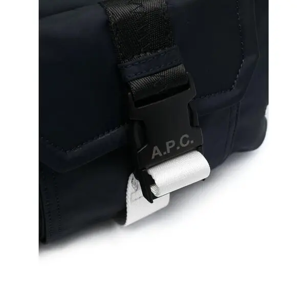 A.p.c. Nylon Shoulder Bag - Blue